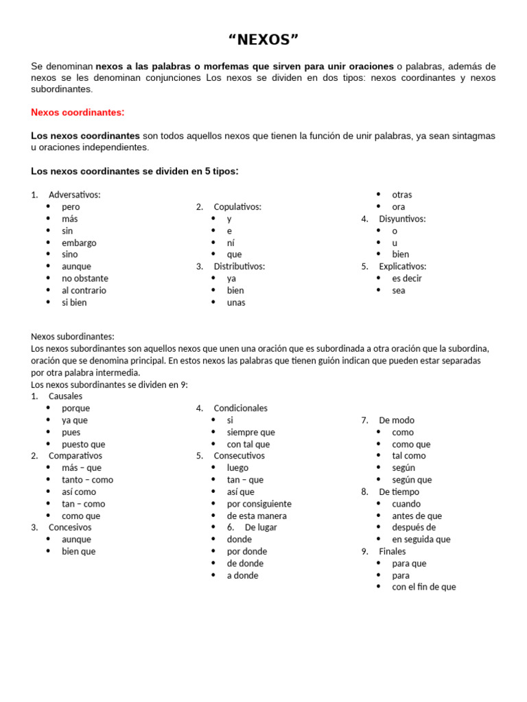 Nexos Examen Pdf