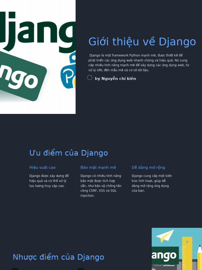 Gioi Thieu Framework Django | PDF