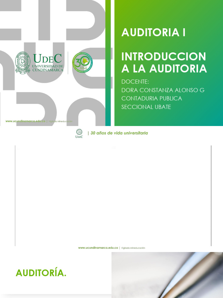 Introducción a la Auditoría General | PDF | Business