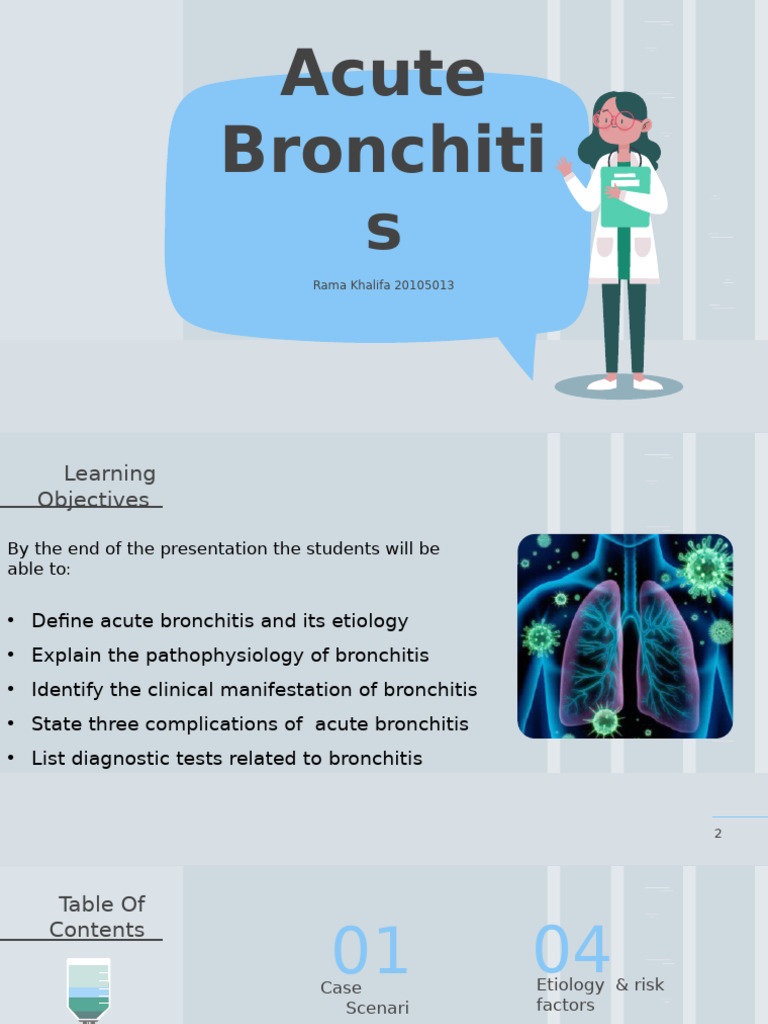 Bronchitis | PDF
