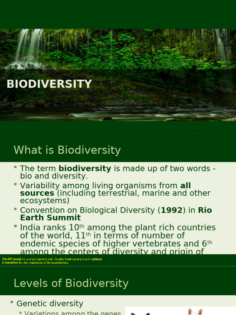 8 Biodiversity | PDF