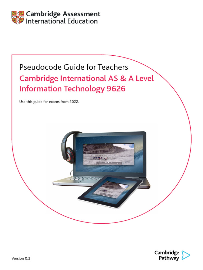 9626 Information Technology 2022 Pseudocode Guide | PDF