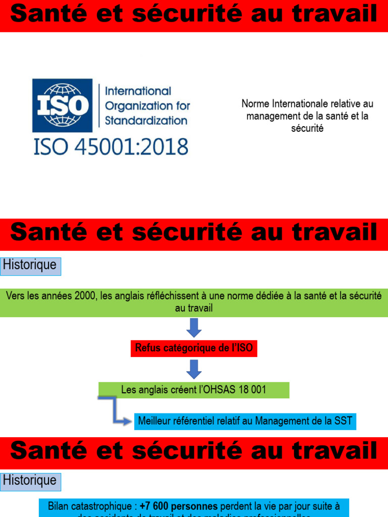 Initiation à la norme ISO 45 001 - Copie | PDF