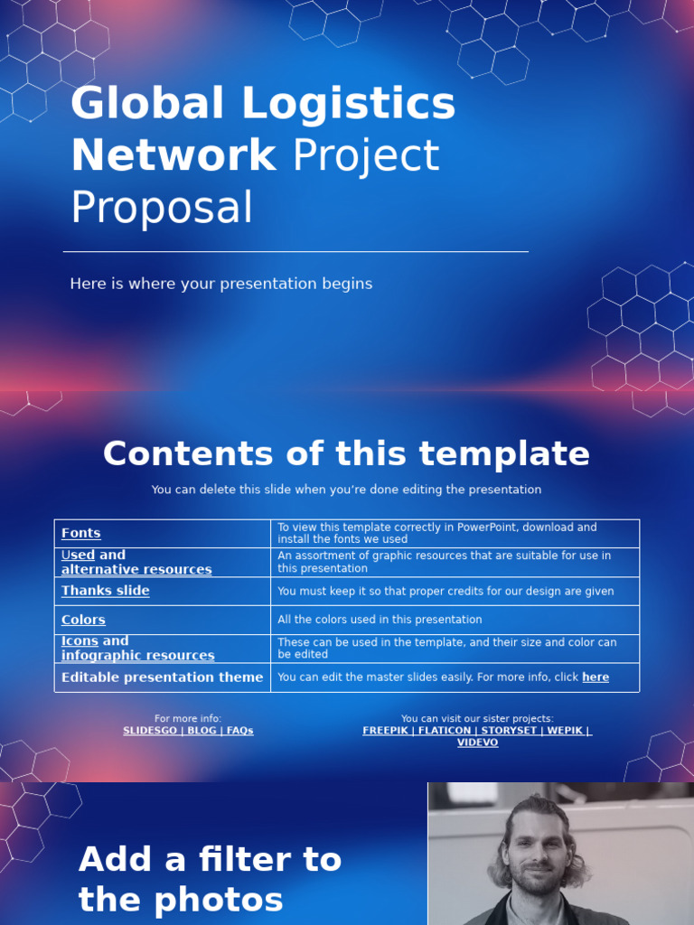 Global Logistics Network Project Proposal by Slidesgo | PDF