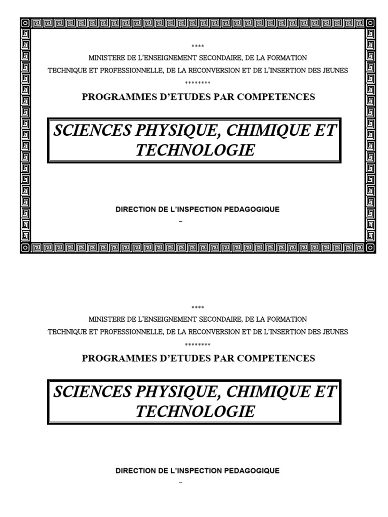 PCT PROGRAMME Tle D REVISE | PDF