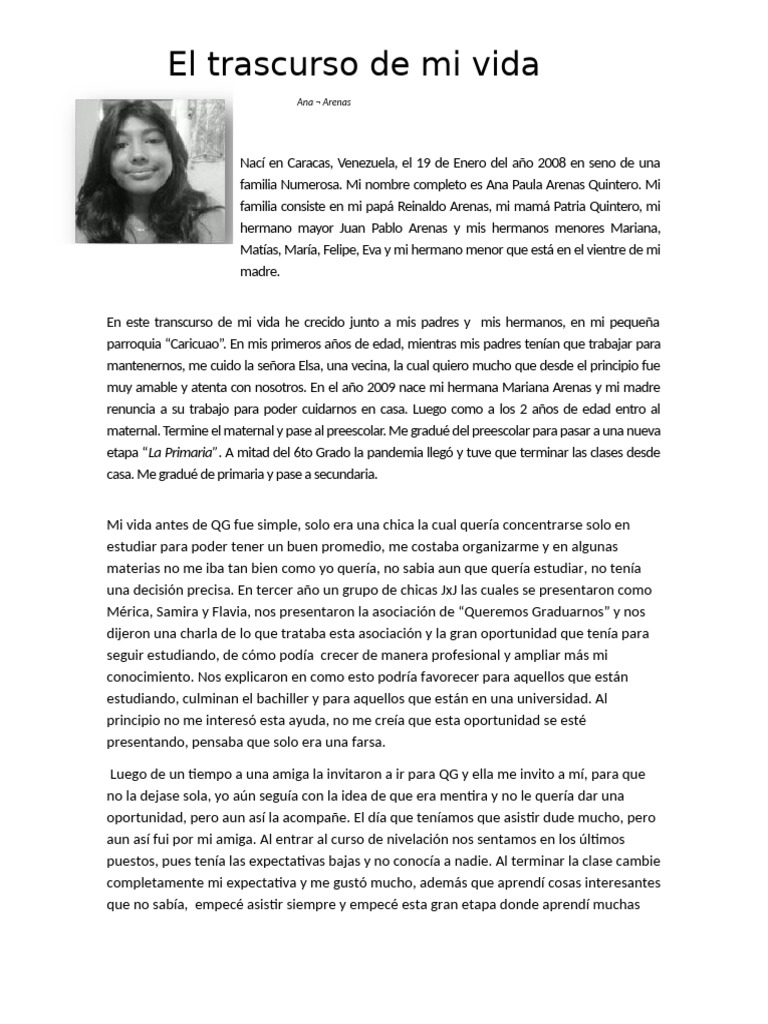 Mi Vida | PDF