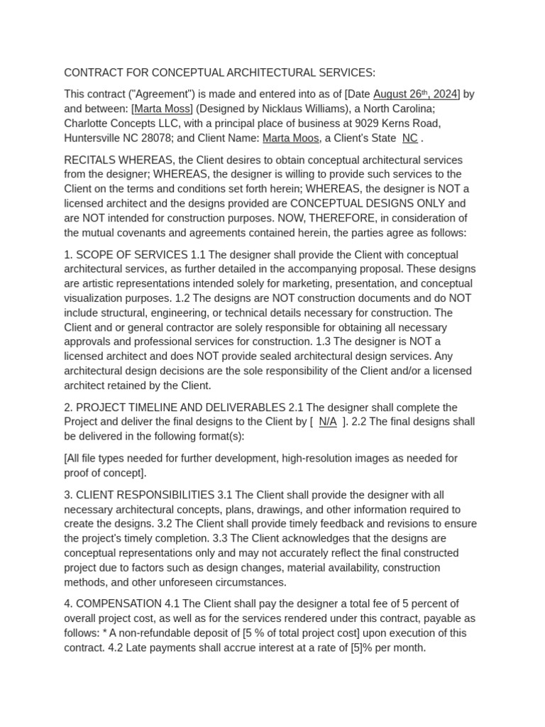 Contract Practice (Designer) | PDF