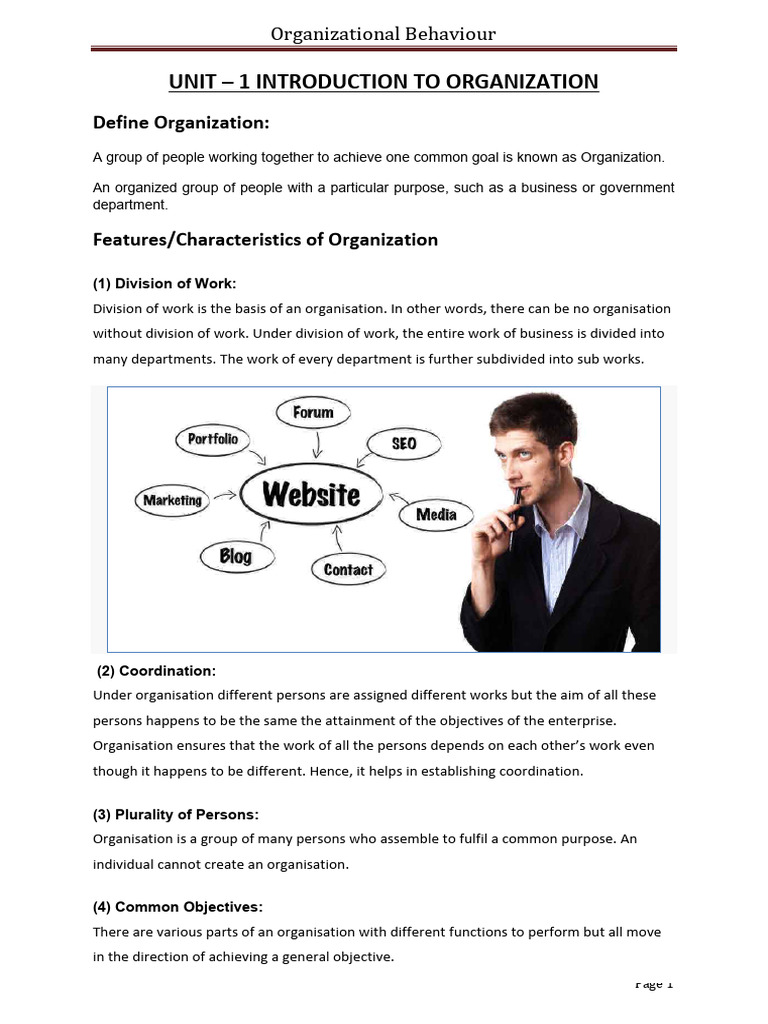 Organization Behavior 5 Unit | PDF