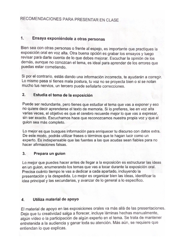 TECNICAS DE ESTUDIO - Como Preparar Una Clase | PDF