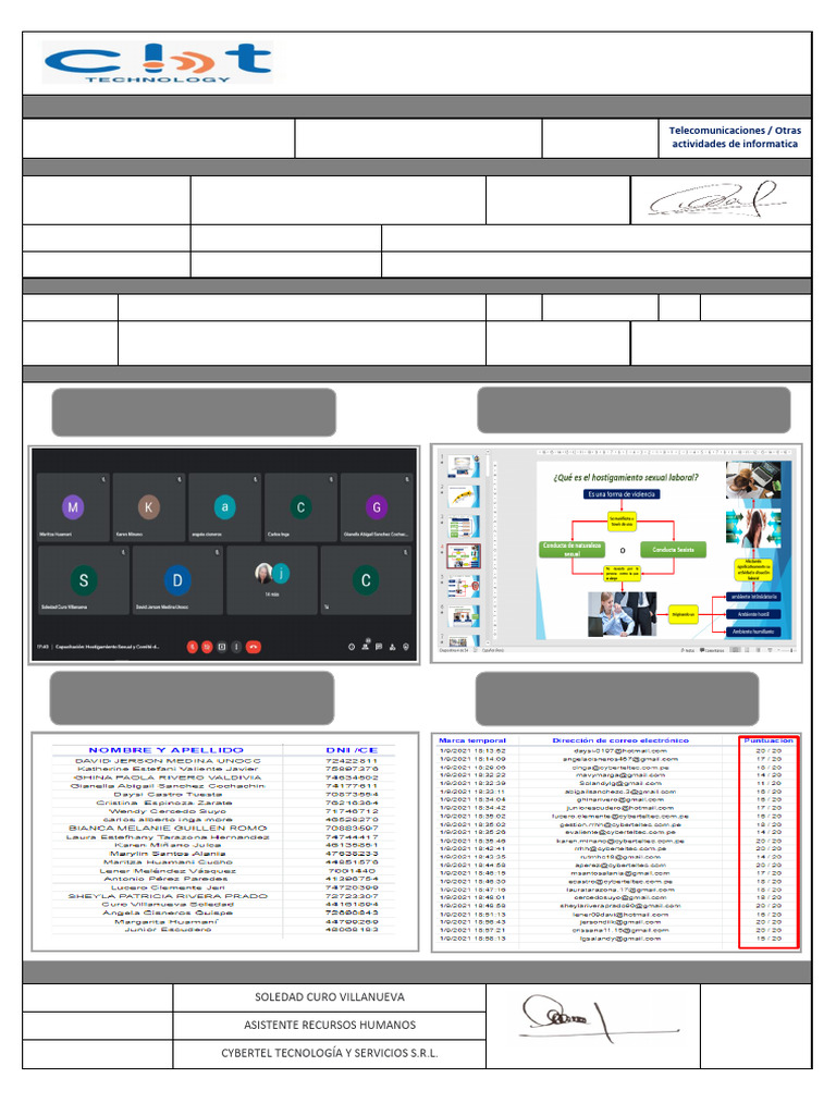 Muestra de Documentos CMG Safety Consulting | PDF