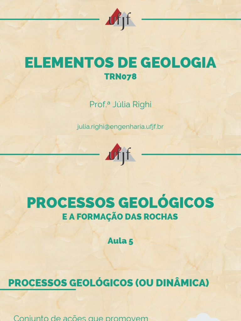 Aula 5 - Processos Geológicos - 240813 - 112630 | PDF