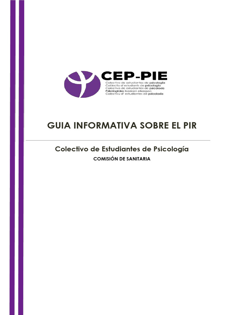 Documento Pir | PDF | Psicologia | Psicoterapia