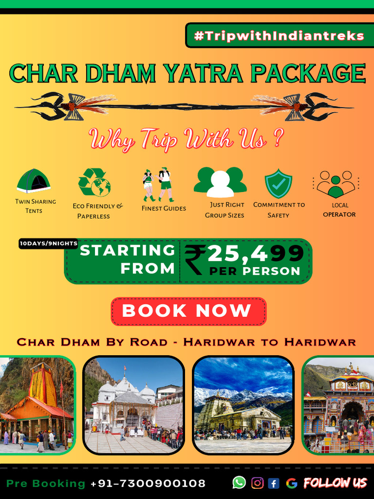 Char Dham Yatra Package from Haridwar | PDF
