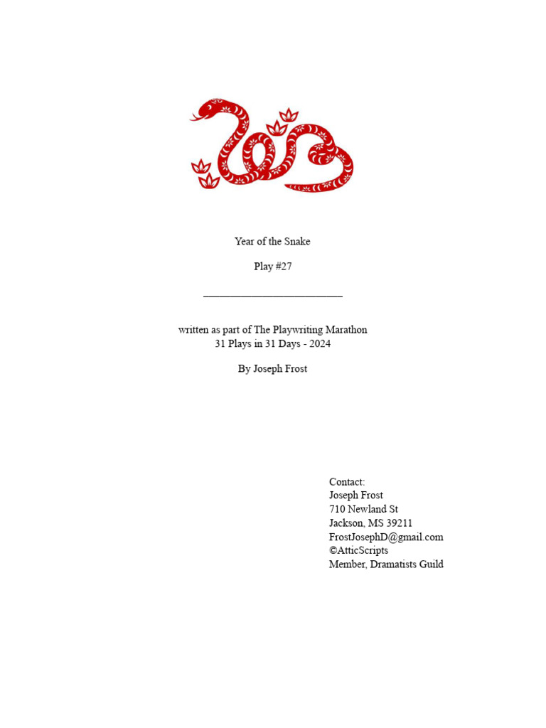 27 Year of The Snake | PDF