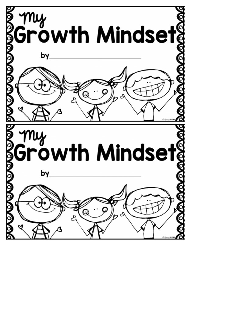 Growth Mindset Mini Book | PDF