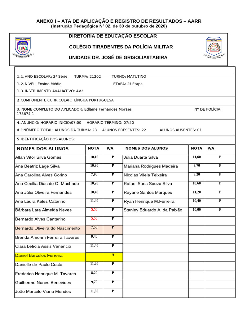 Ata As 2 - 21202 - Português | PDF