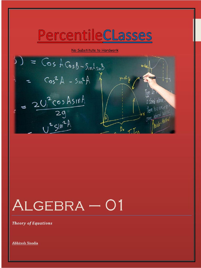 Quadratic Equations Exercises 01 To 05 Corrected Version | PDF