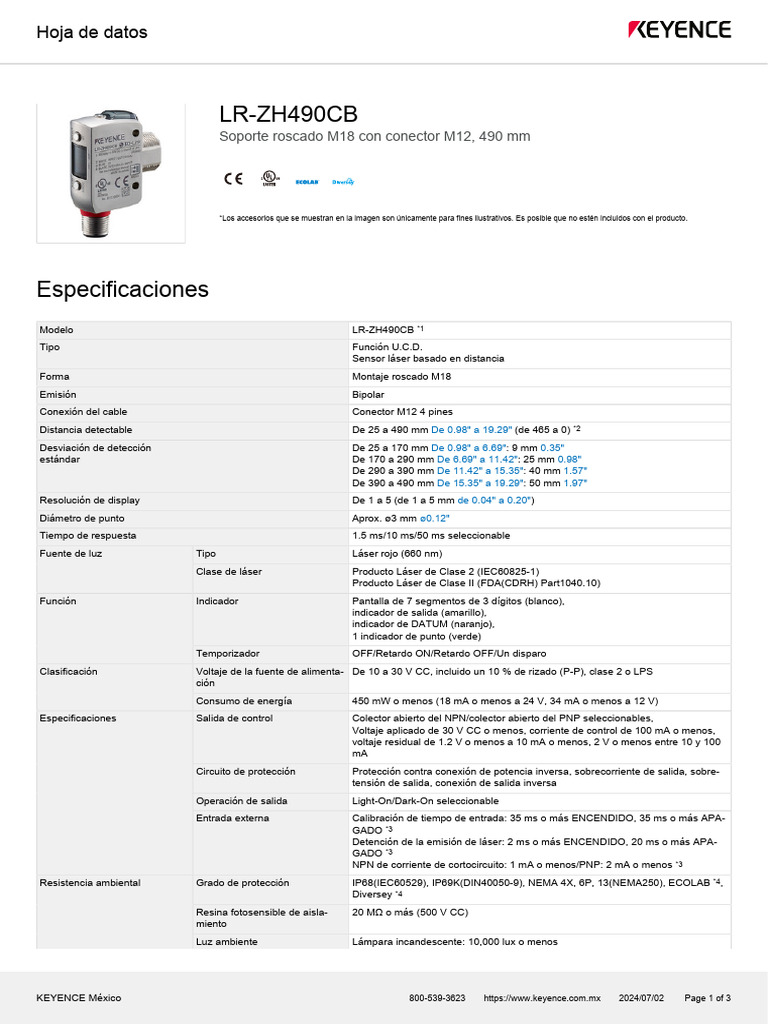 Lr Zh490cb Datasheet Pdf