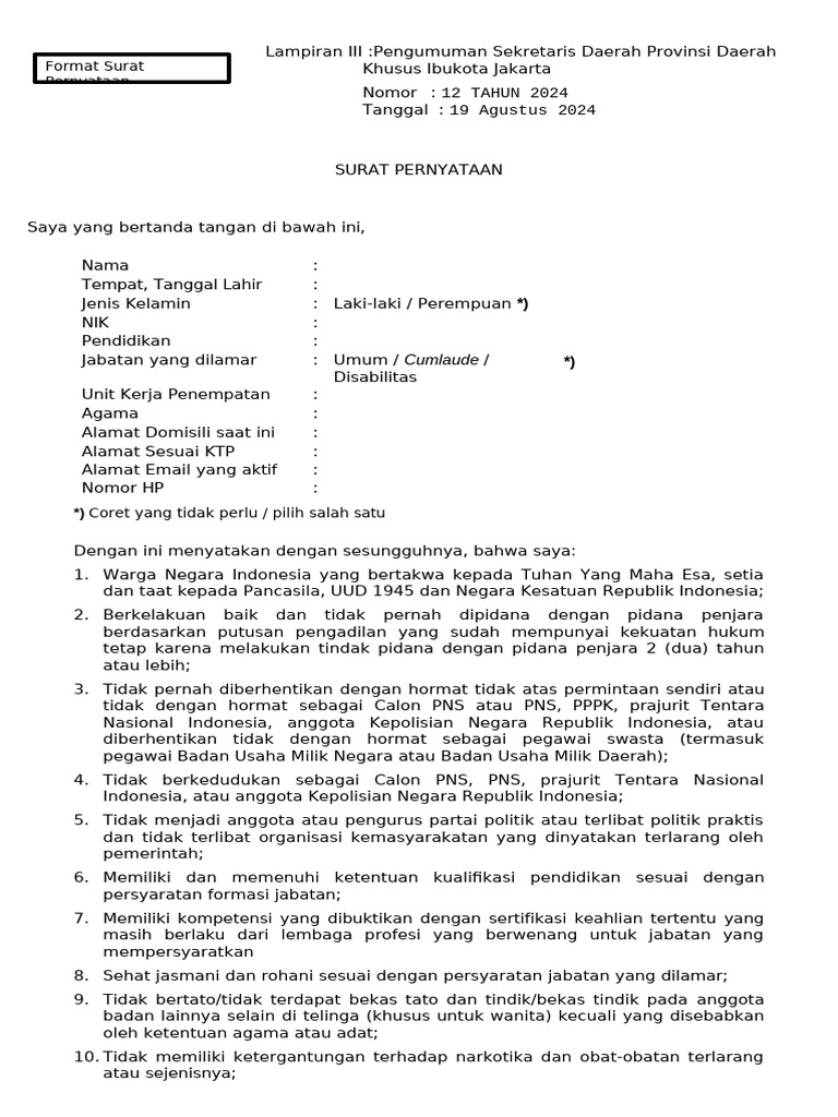 2024-08-19 Peng Sekda 12-Tahun-2024 L3 | PDF