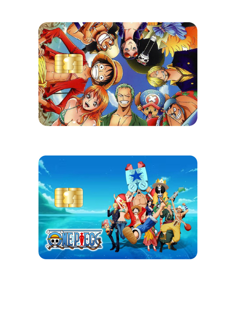 one pice tarjetas | PDF