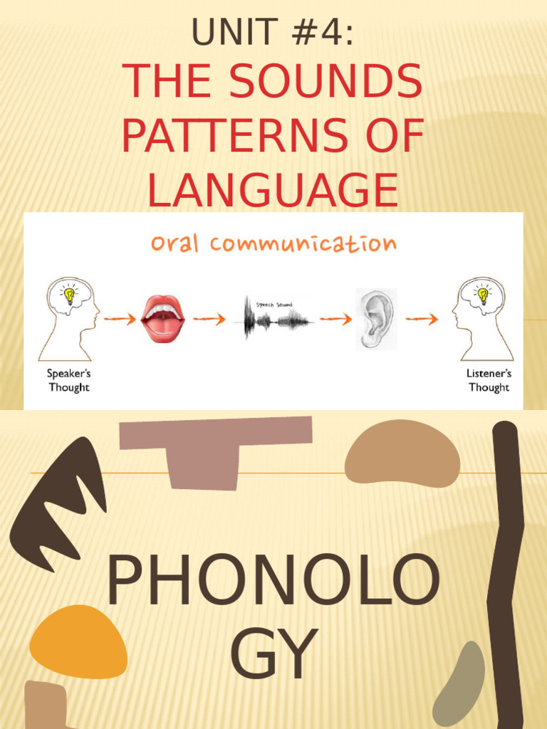 Unit #4 - Sound Patterns of Language - Phonology 1 | PDF