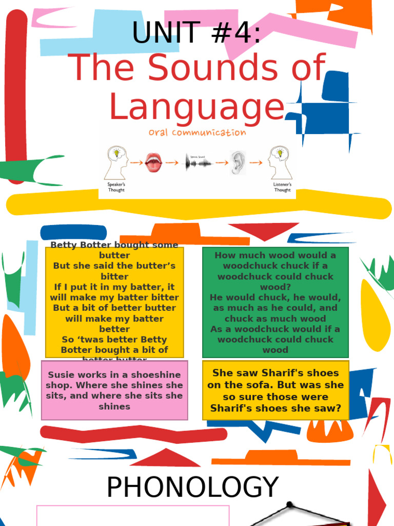 Unit #4-Sound of Language-Phonetics | PDF