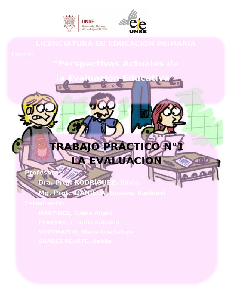 Trab. Pract. 1 - Las Evaluaciones | PDF