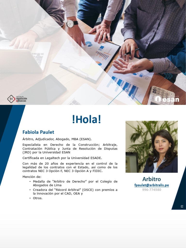 Adjudicador - S1 Intro - NEC Vs FIDIC | PDF