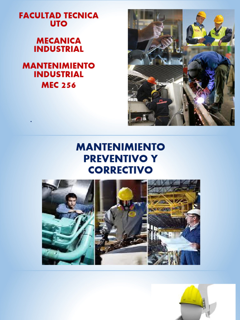 Mantenimiento Industrial 1 | PDF