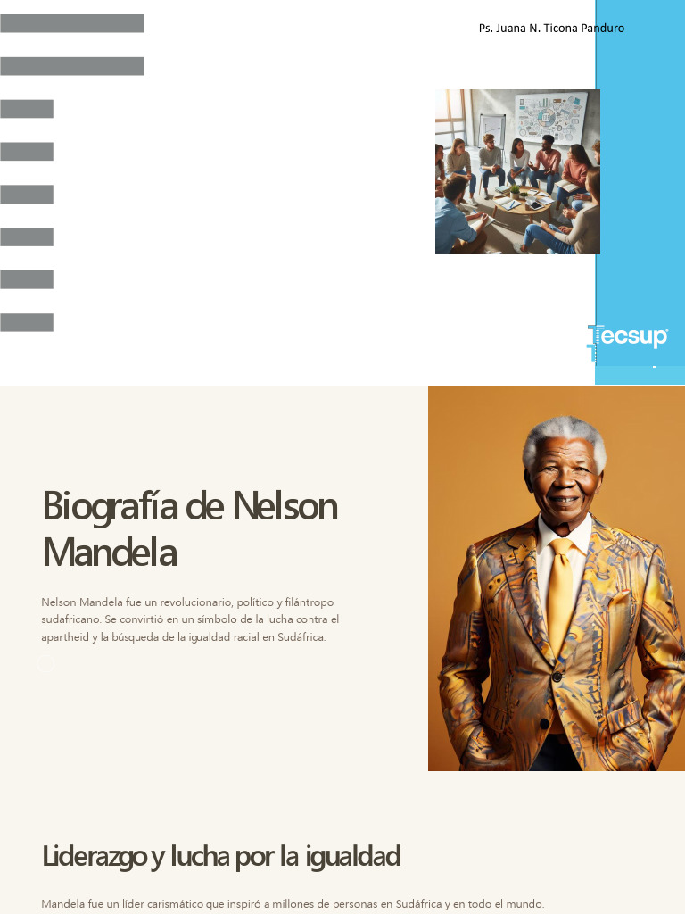Biografia de Nelson Mandela | PDF | Nelson Mandela | Sudáfrica