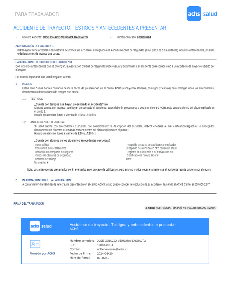 Documentos Jose Vergara | PDF