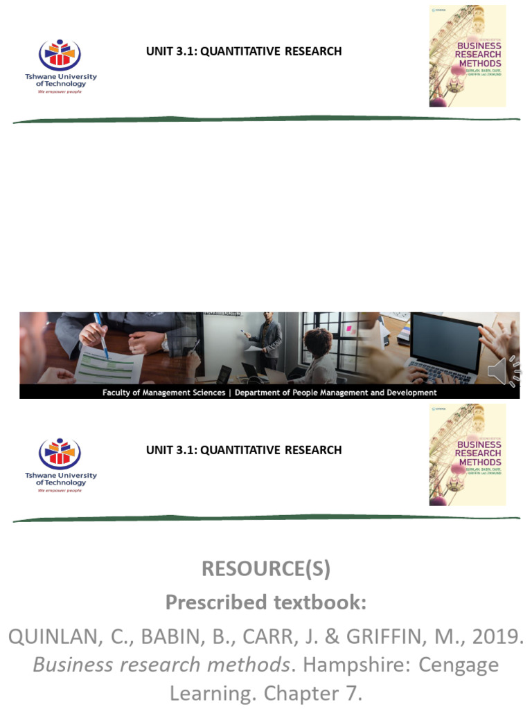 Chapter 7, Quantitative Research | PDF