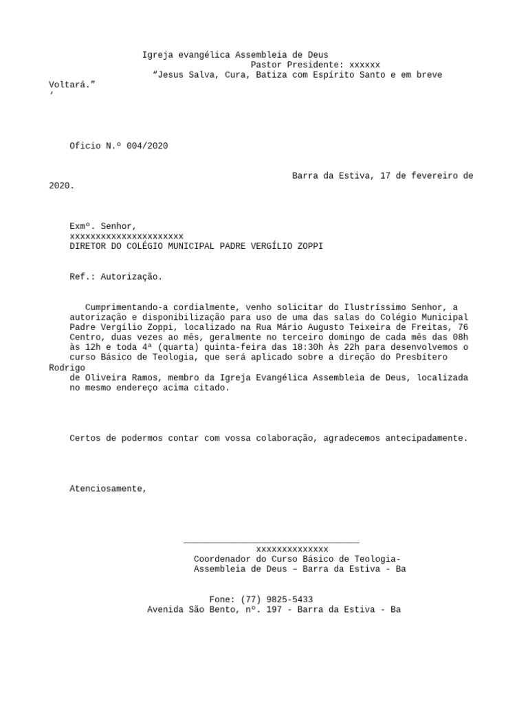 448045380-Oficio-de-solicitacao | PDF