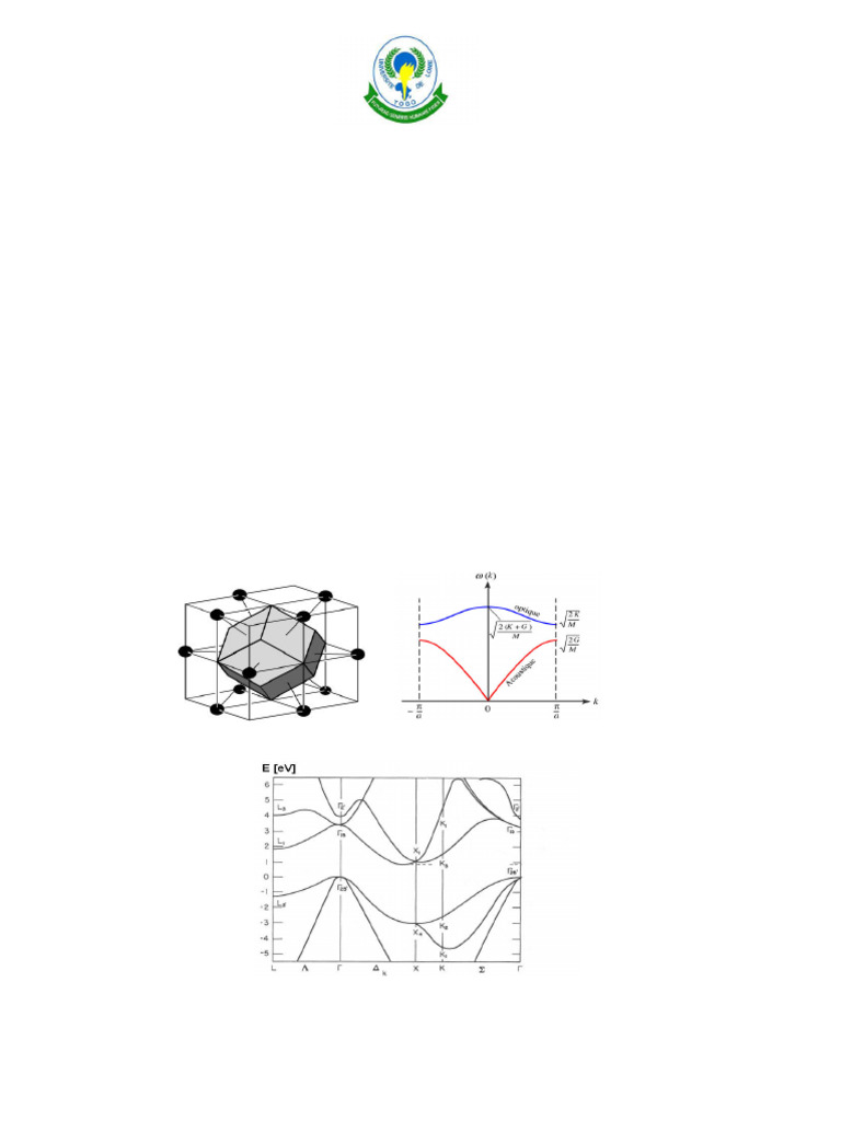 Physique Du Solide Mae Pfa - Cerme Fds | PDF