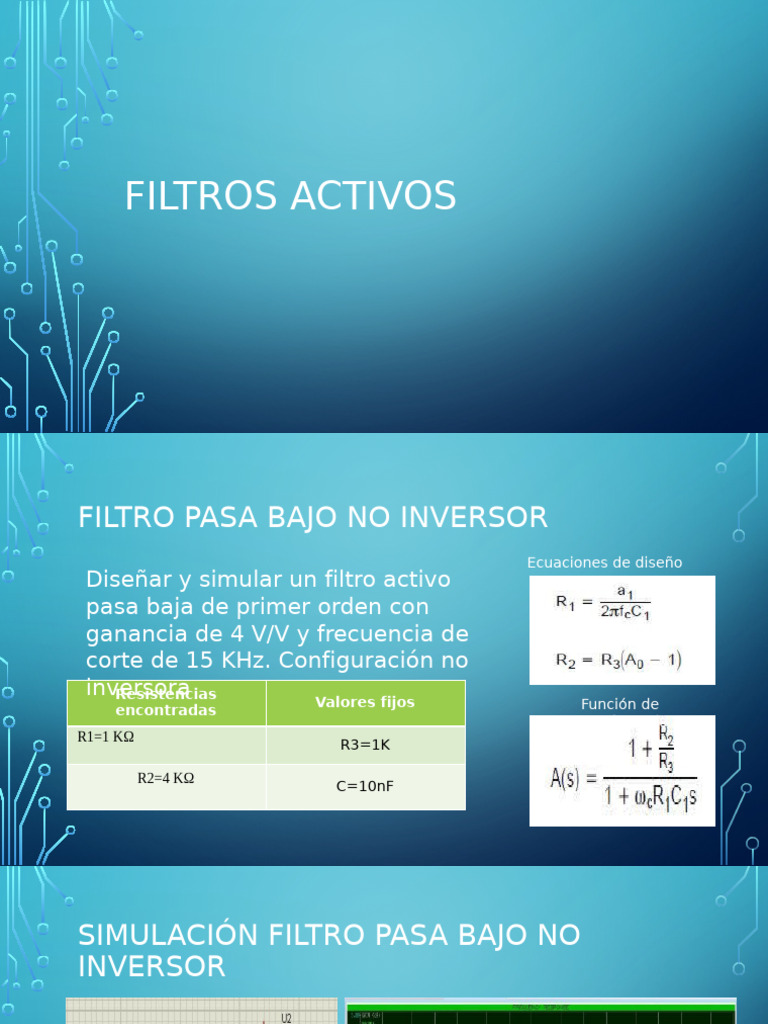 Filtros Activos 2.0 | PDF