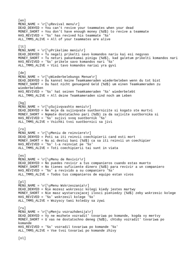 Revive Teammate | PDF