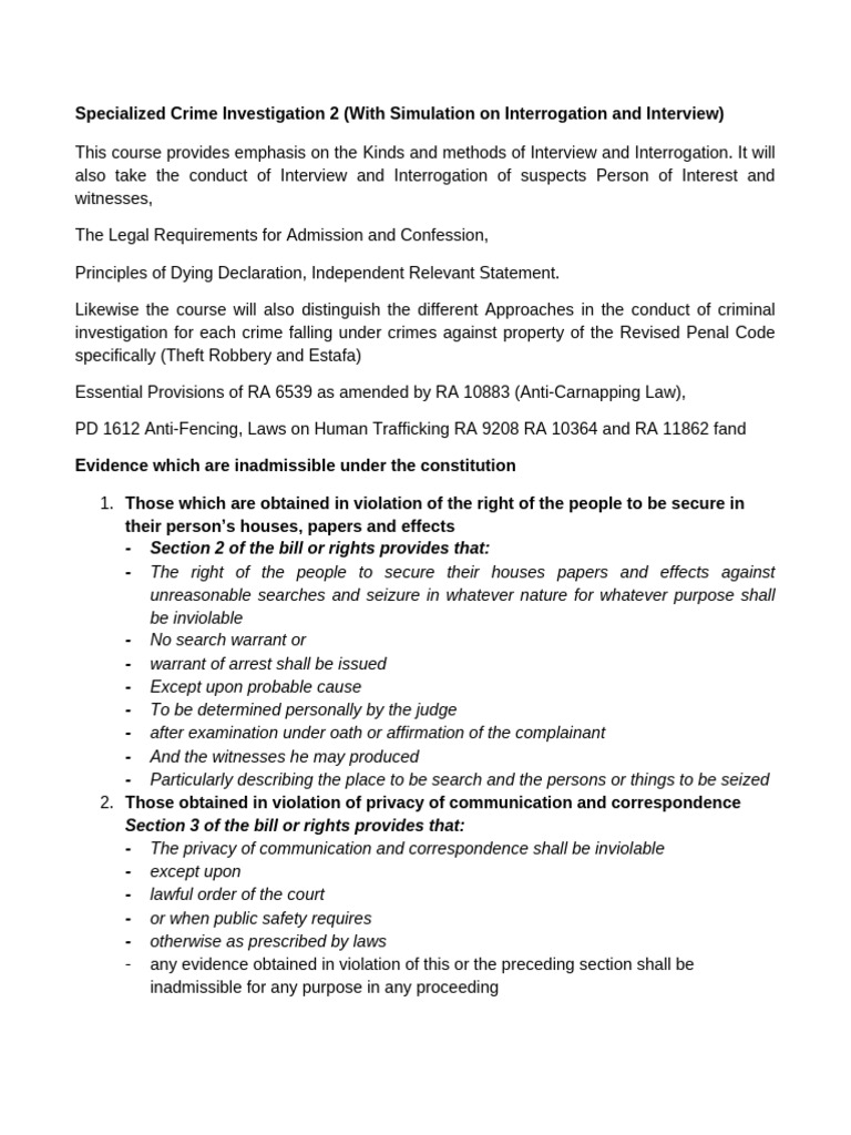 CDI 2 Previous Discussion and Interview 1 | PDF