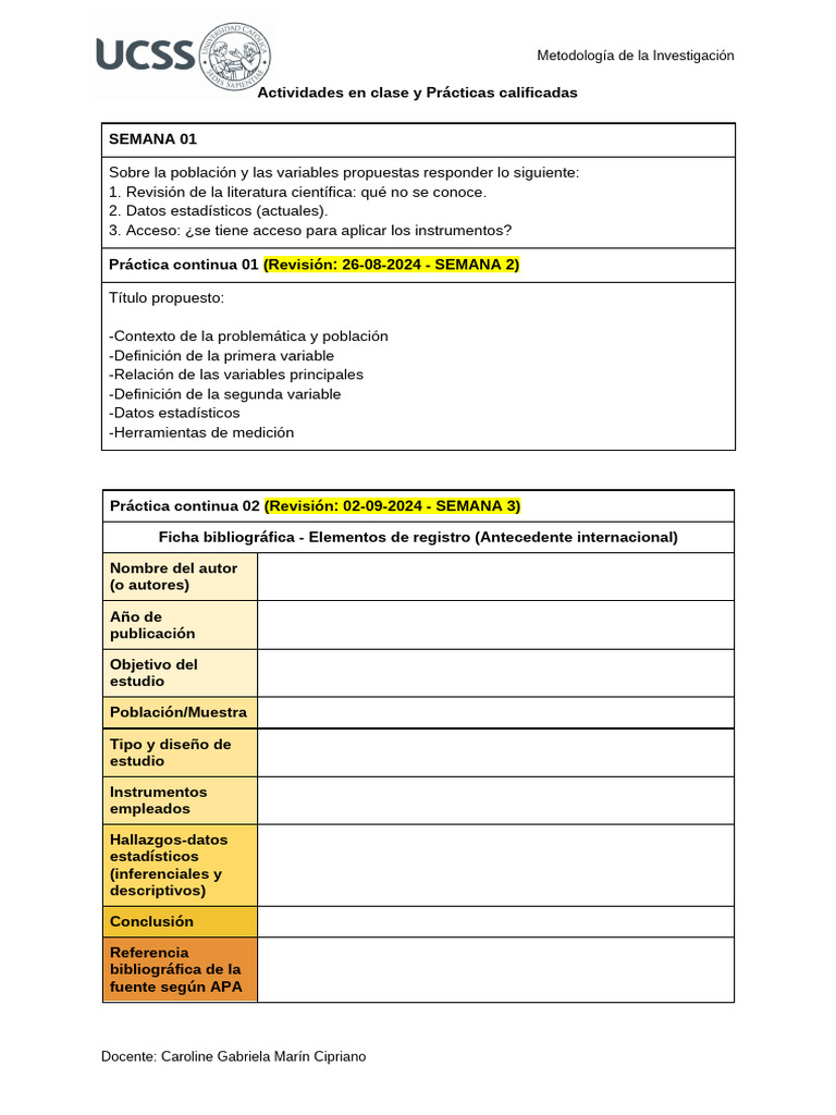 Actividades en Clase y PrÃ¡cticas Calificadas | PDF