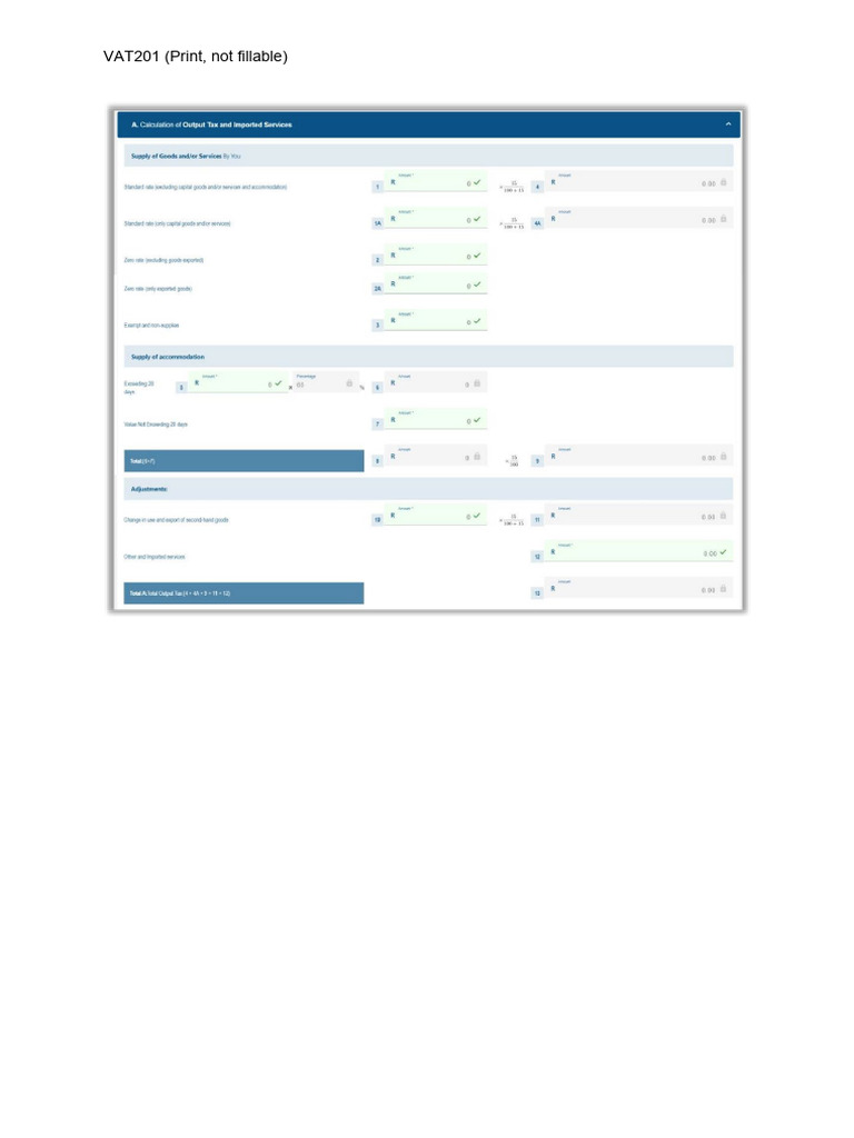 VAT201 | PDF