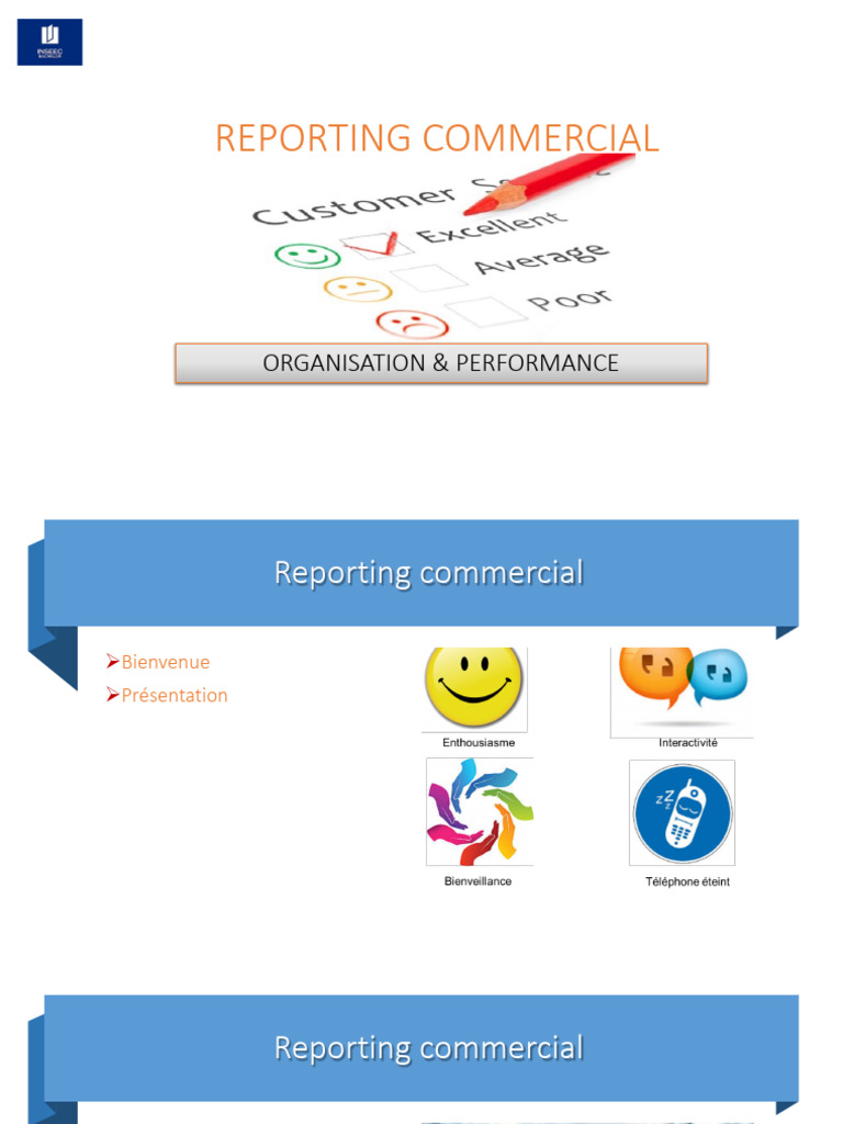 Outils de Reporting Inseec 2022 C1 | PDF