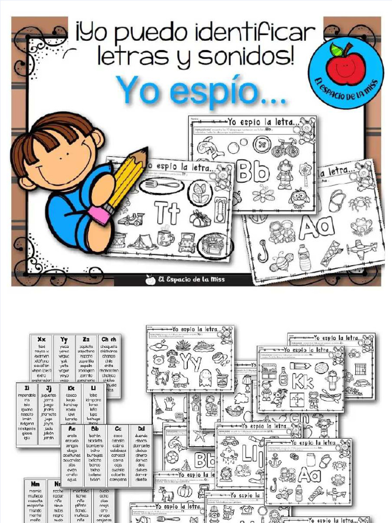PDF 9 Yo Aprendo Las Silabas 9 Yo Espio Las Iniciales PDF - Compress | PDF
