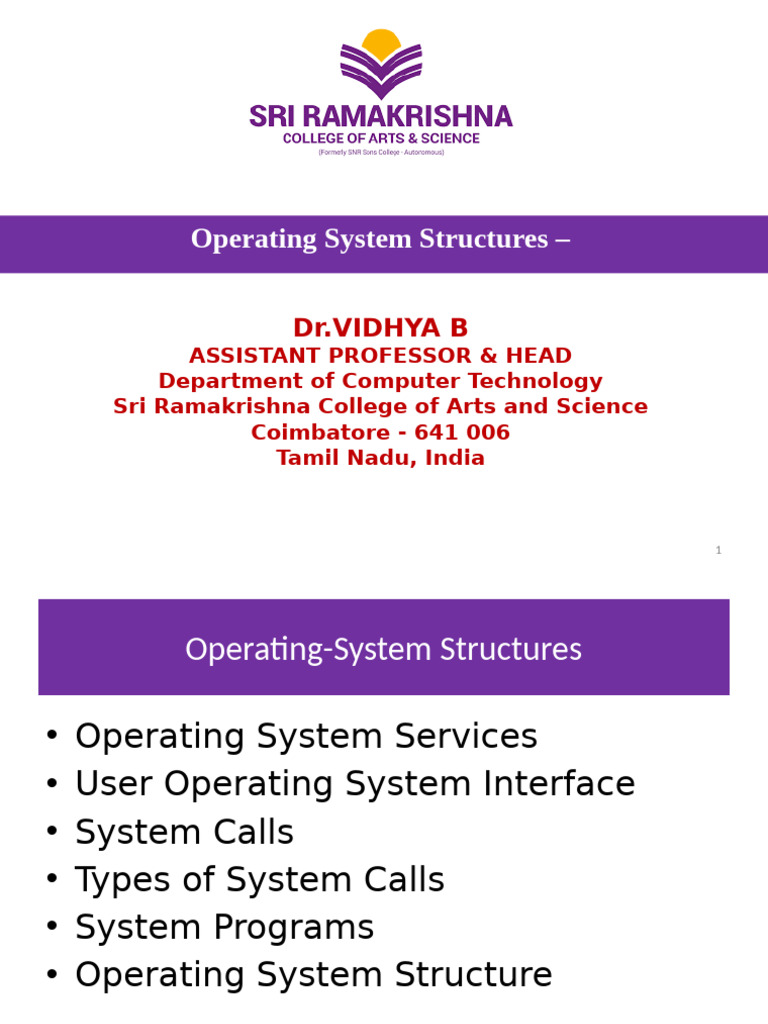 Os-unit1-Chapter2 OS Structures | PDF | Graphical User Interfaces | Shell (Computing)