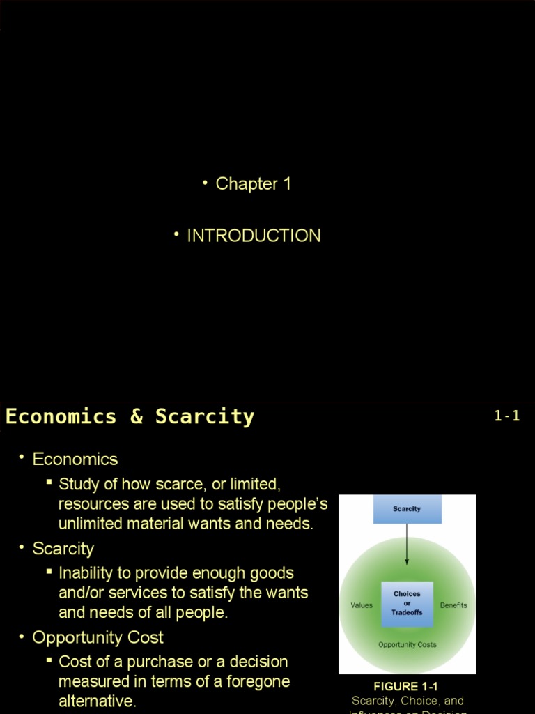 Economics: Scarcity and Decision-Making | PDF | Factors Of Production ...
