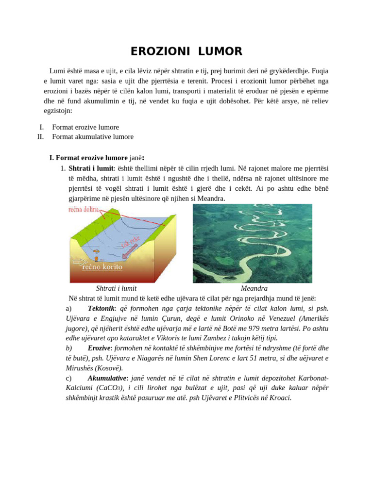 Erozioni Lumor | PDF