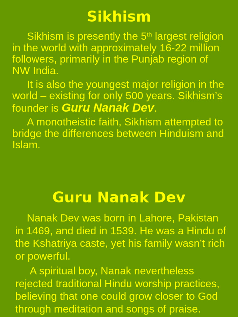 Sikhism | PDF