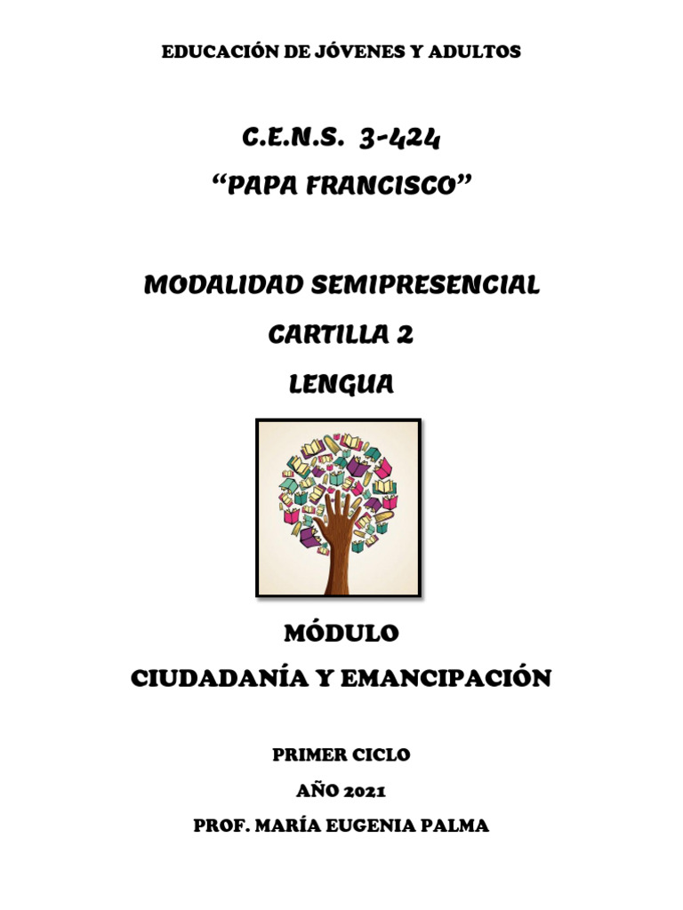 Cartilla #2 - Lengua - Prof. PALMA | PDF