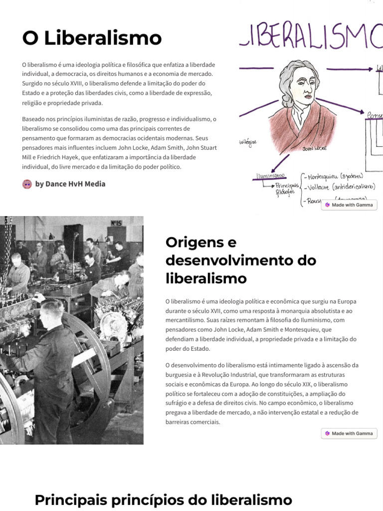 O Liberalismo | PDF