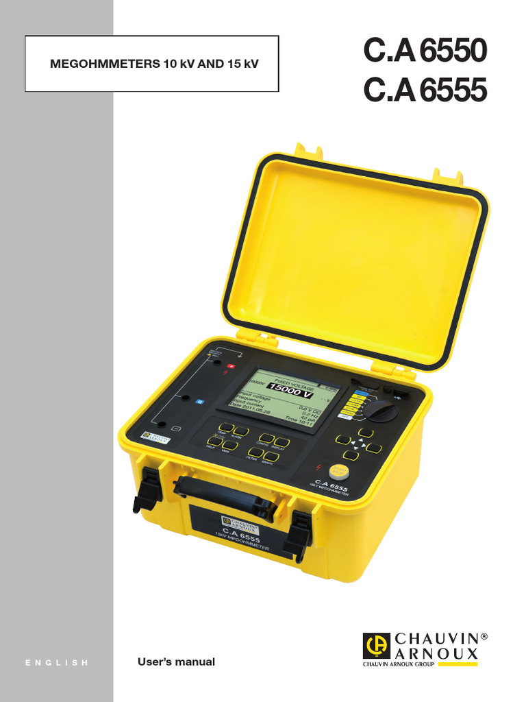 CA 6555 Eng Manual | PDF