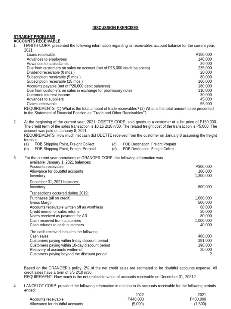 04 Receivables-Edit | PDF