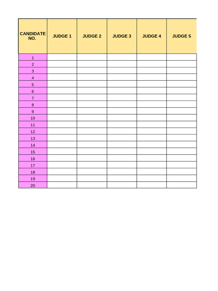 tABULATING FORM | PDF